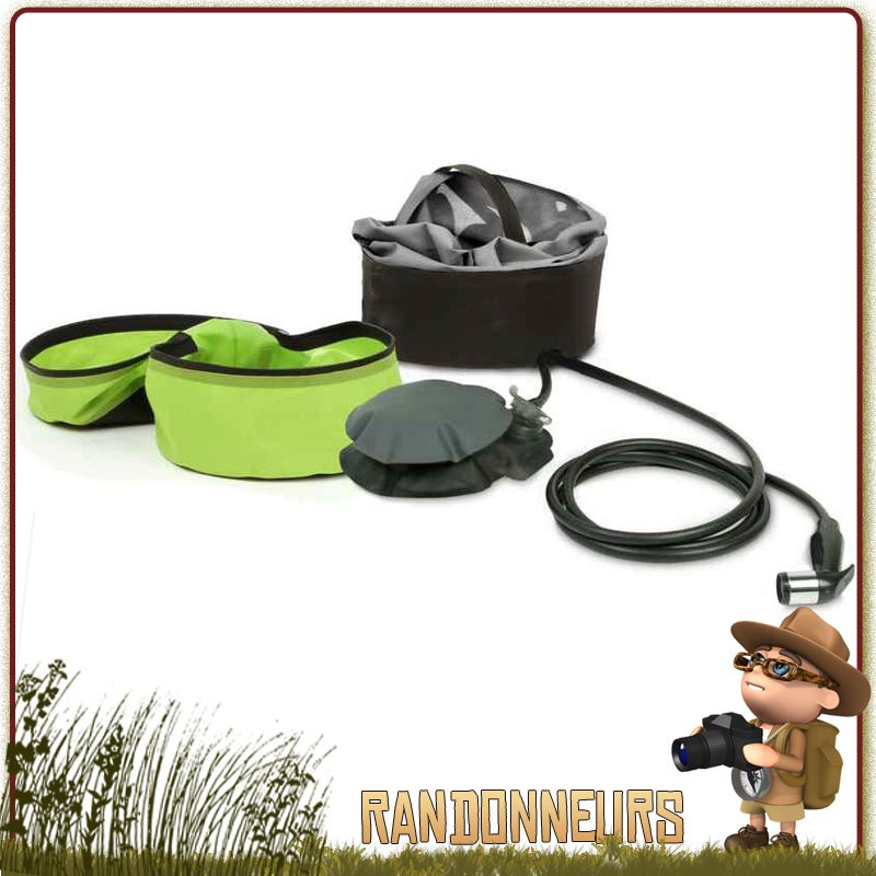 Douche Portative HELIO Pressure légère Nemo avec housse de rangement