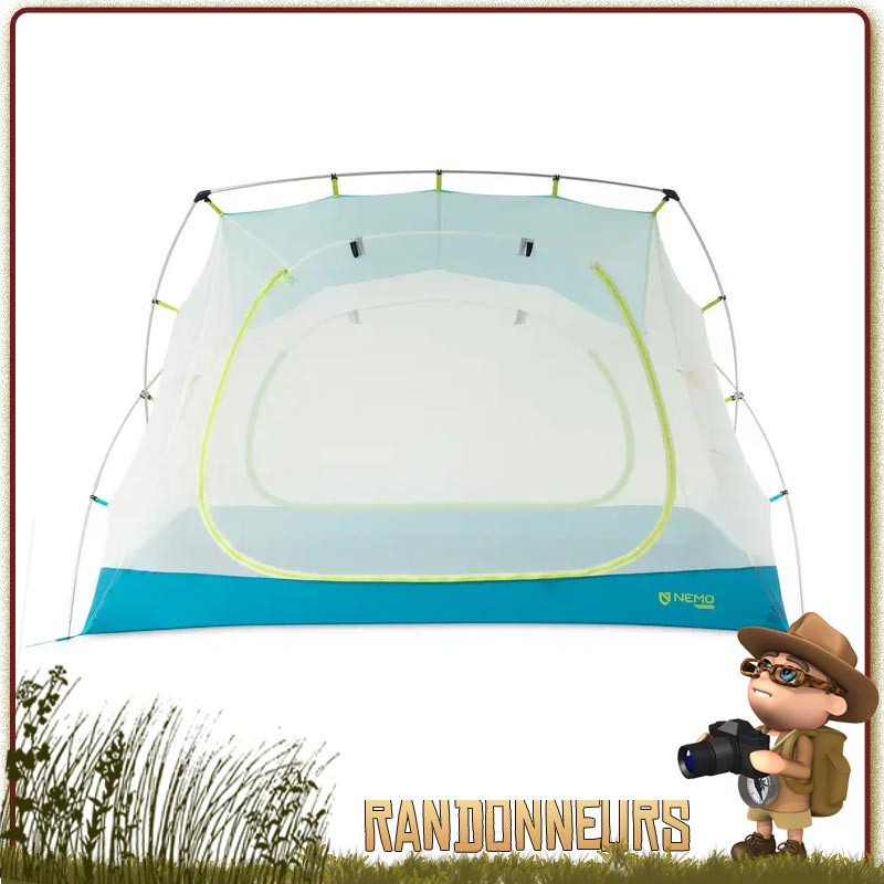 Tente SWITCH 2P NEMO bivouac deux 2 places trois 3 saison grand abside